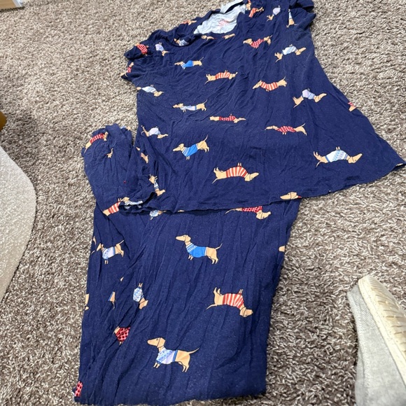 Wallflower | Intimates & Sleepwear | Navy Blue Pajamas With Dachshund ...